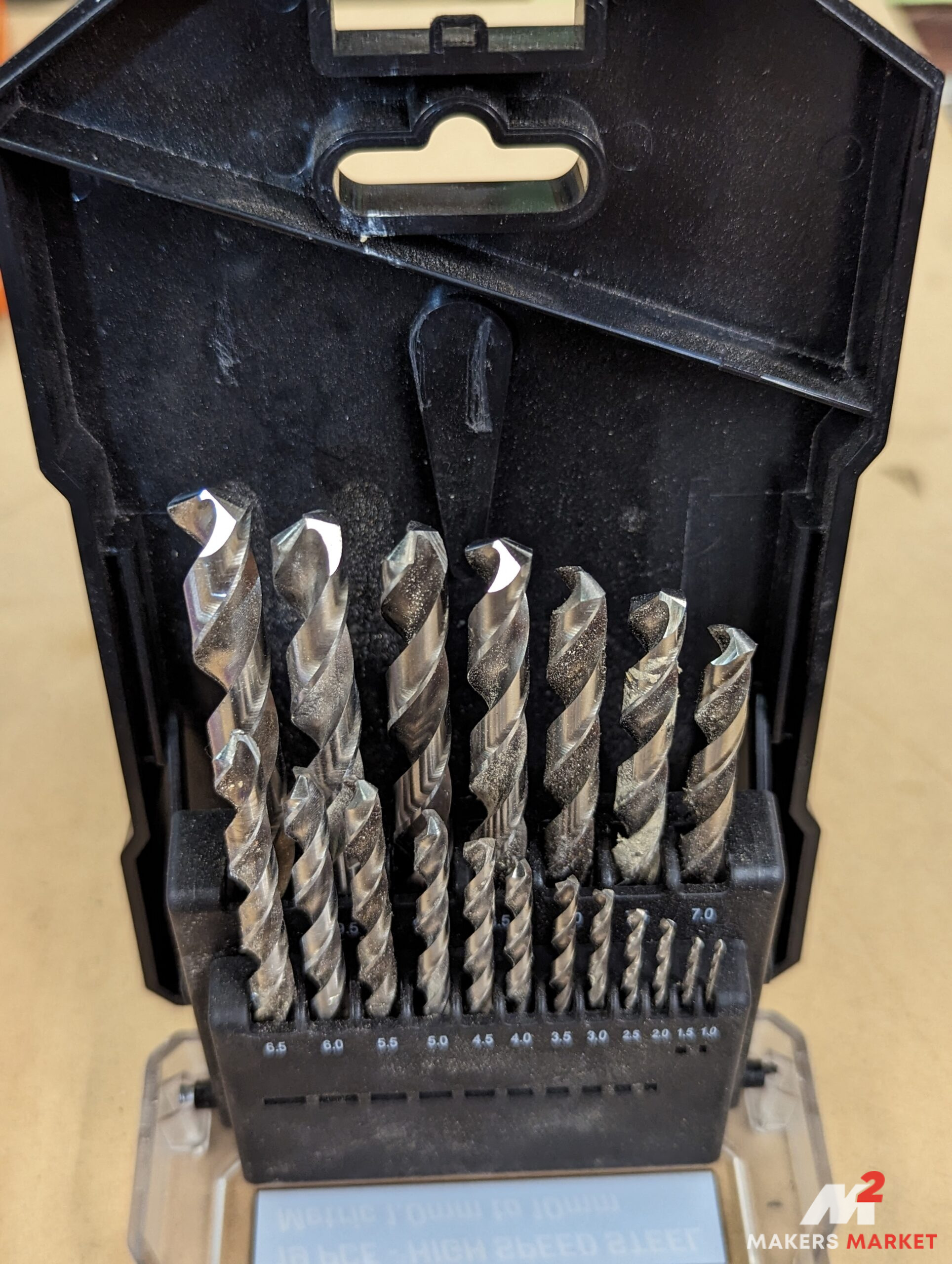 19 Piece Metric Drill Bit Set — Makers Market