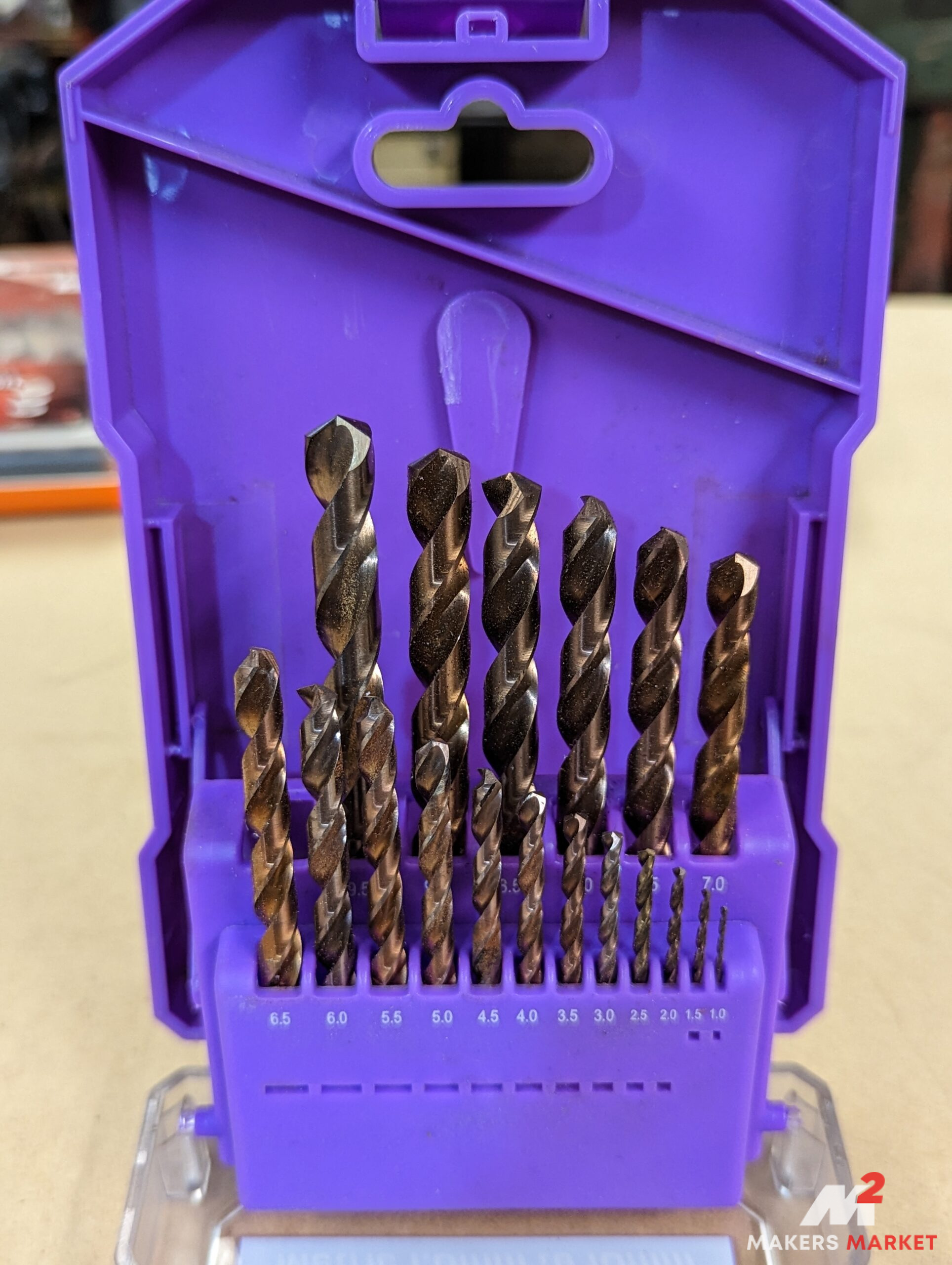 19 Piece Cobalt Metric Drill Set — Makers Market