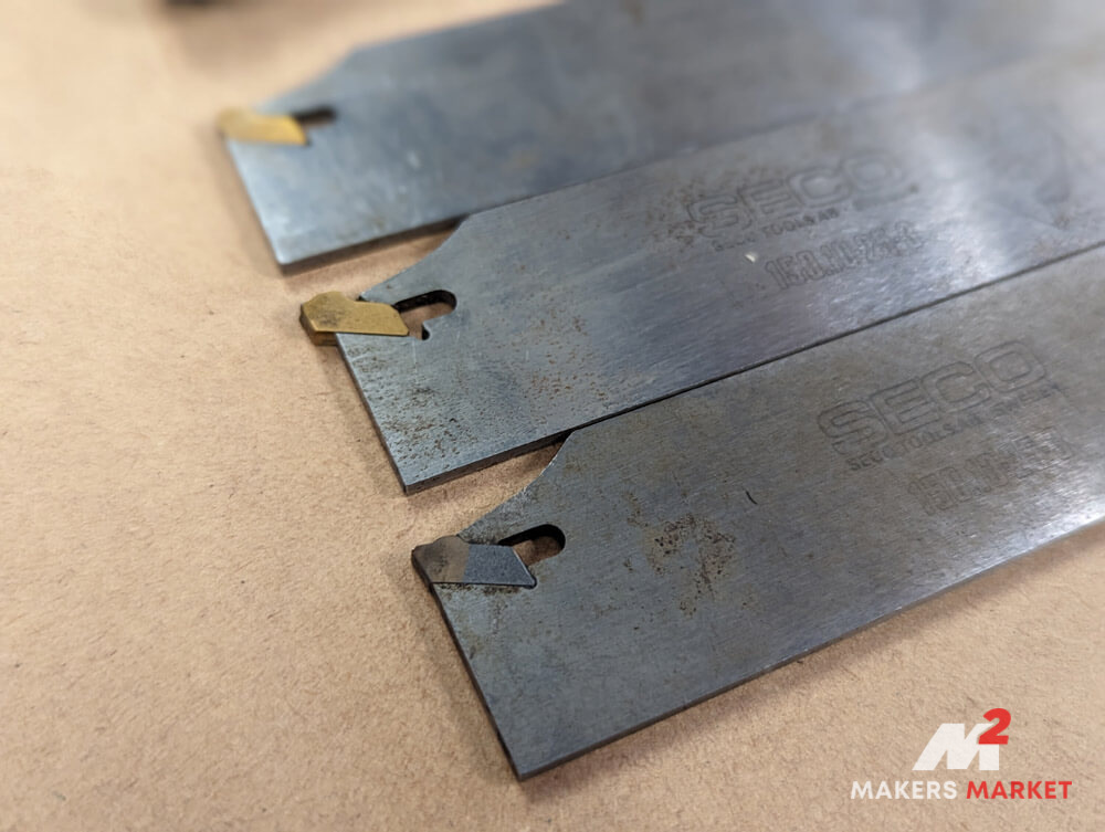 SECO Used Lathe Parting Blades — Makers Market