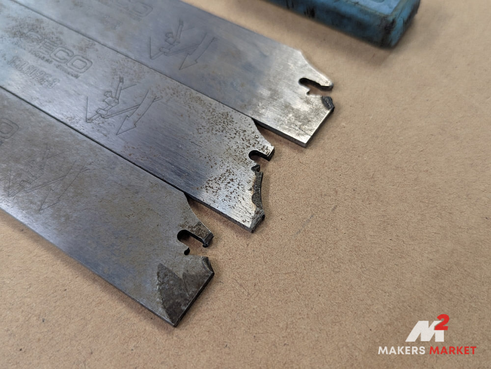 SECO Used Lathe Parting Blades — Makers Market