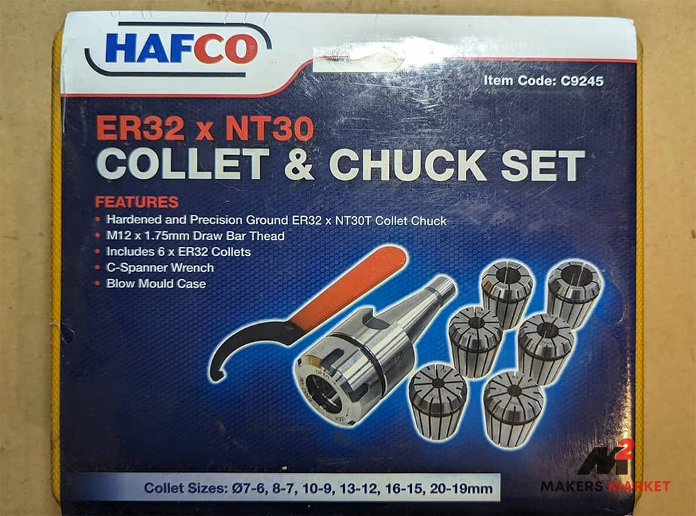 NT30 x ER32 - Collet & Chuck Set - 8 Piece — Makers Market
