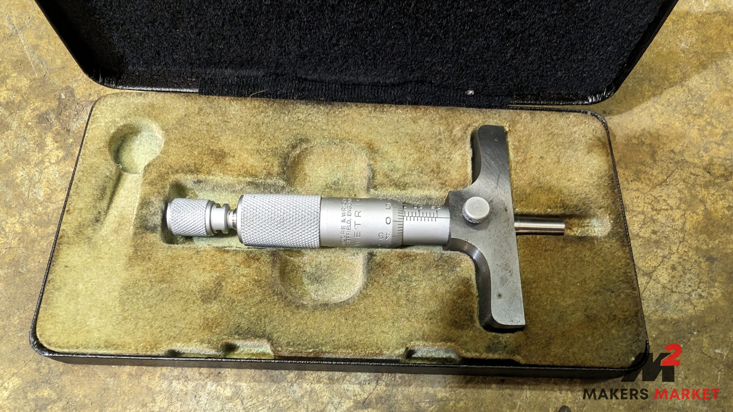 Moore & Wright 0-25mm Depth Micrometer — Makers Market