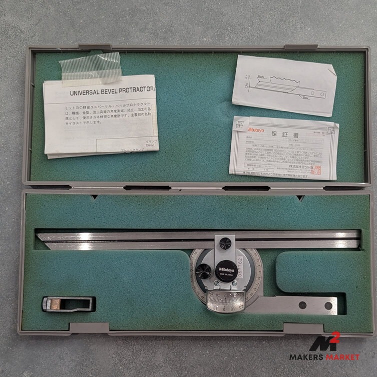 Mitutoyo Universal Bevel Protractor 187-908 — Makers Market AU