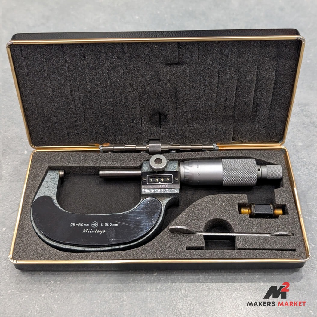 Mitutoyo 25-50mm Digit Micrometer 0.002mm — Makers Market AU