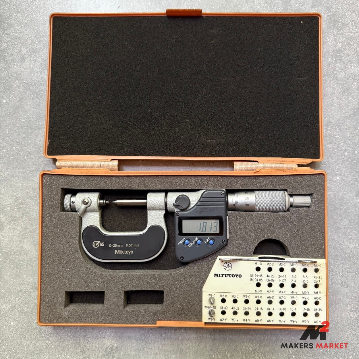 Mitutoyo Digital Thread Micrometer No.326-251-10 — Makers Market AU